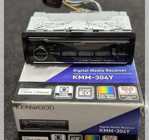 Процессорная магнитола Kenwood kmm-304y