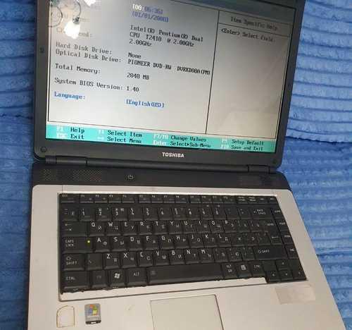 Ноутбук Toshiba satellite l300-170