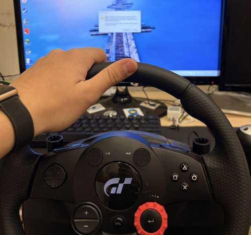 Руль logitech driving force gt