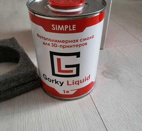 Фотополимерная смола Gorky Liquid Simple, красная
