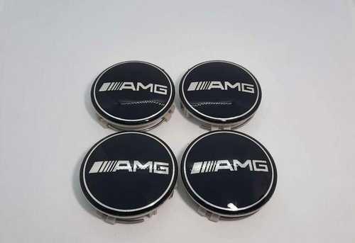 Колпачки Заглушки на литые диски Mercedes AMG