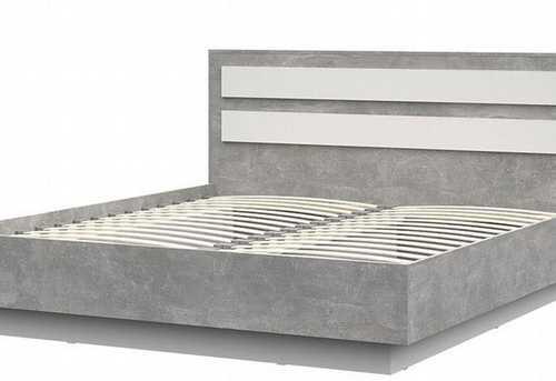 Кровать 180х200 бетон парящий эффект