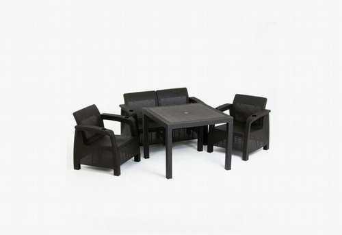 Комплект мебели "Ротанг-плюс" диван+2 кресла+стол