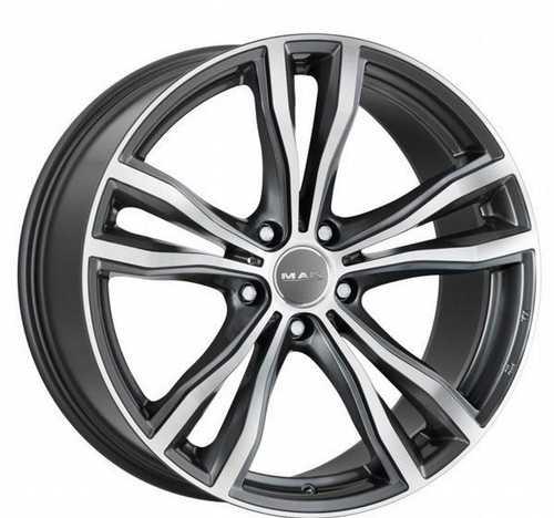 R21 5x120 11,5J ET38 D74,1 MAK X-Mode Gunmetal Mirror Face