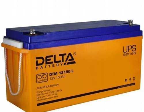 Аккумуляторы Агм Delta 150Ан(ибп,Автозвук)