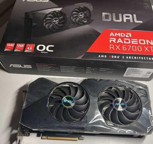 Видеокарта asus rx 6700 xt 12gb