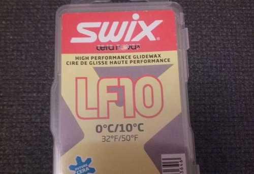 Новый парафин swix LF10 Yellow +10/0 60 г