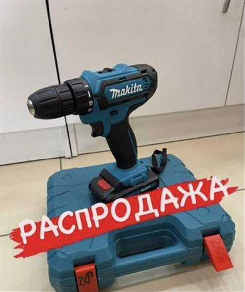 Аккум. Шуруповерт Makita 26v с набором +2 Аккумуля