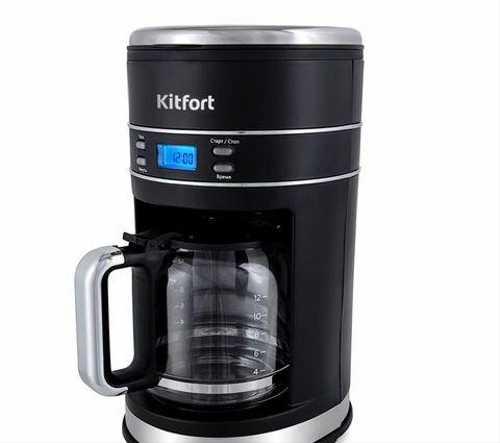 Кофеварка Kitfort кт-704-2, черная