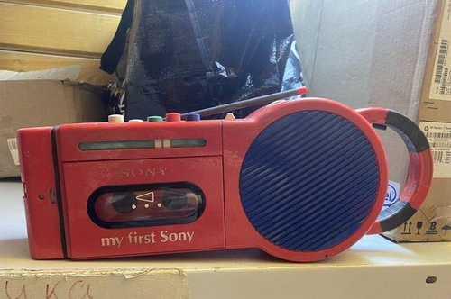 Магнитофон + радио my first sony cfm-2000