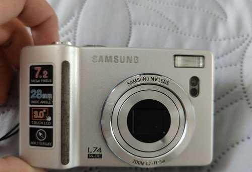 Фотоаппарат Samsung L74 wide