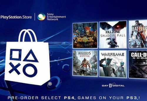 Продажа игр PS 4 PS 5 PS Store