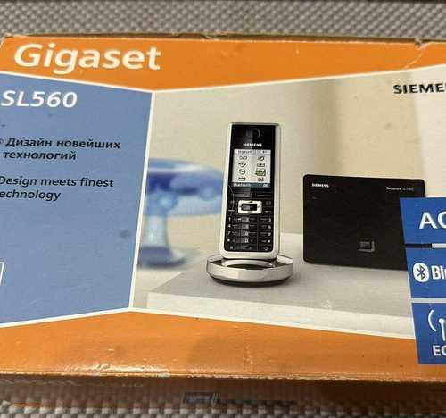 Радиотелефон Siemens gigaset sl 560