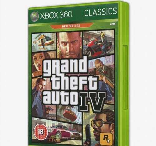 Игра GTA 4 (xbox360)
