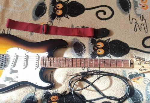 Электрогитара fender squier bullet stratocaster