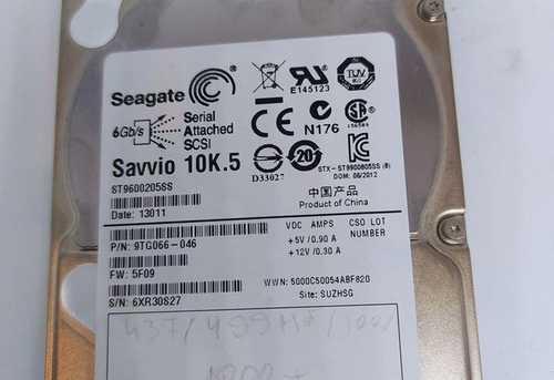 Жесткий диск Seagate 600 gbsas 10K 6G SFF