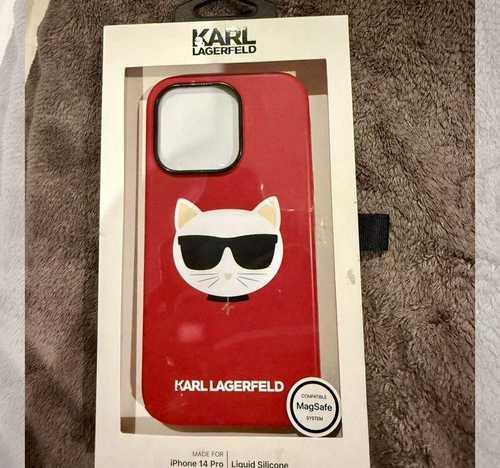 Чехол на iPhone 14 pro karl lagerfeld