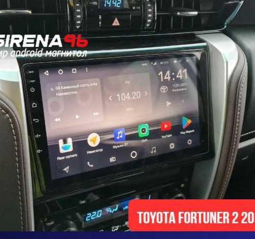 Android магнитола Toyota Fortuner 2 2015-2020