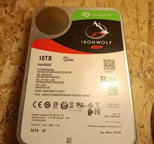 Жесткий диск Seagate 10TB