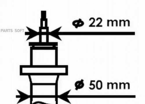 KYB 324703 324 703амортизатор передний газовый Ult