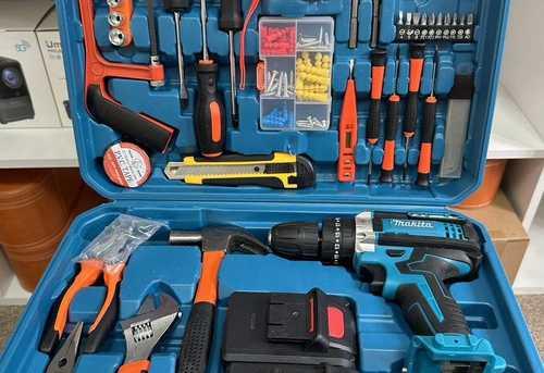 Набор инструментов + шуруповерт makita 36v