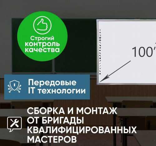 Интерактивная доска dtwb100SM10A00ALG 100 дюймов