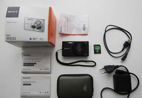 Цифровой фотоаппарат Sony CyberShot DSC-W830 black