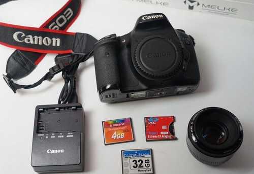 Canon EOS 7 D Body + объектив canon EF 50 mm 1.8