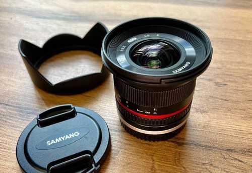 Объектив Samyang 12mm f/2 ED AS NCS CS Sony E