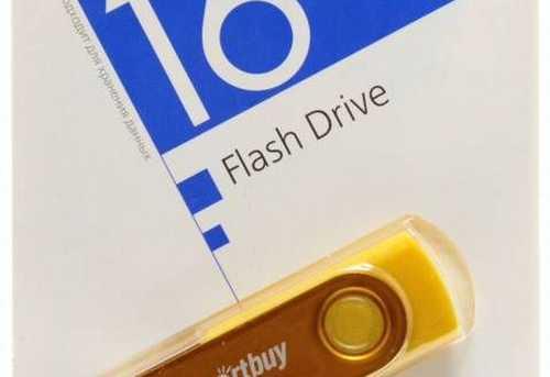 USB флешка Флешка 16 гб Smartbuy Twist Yellow