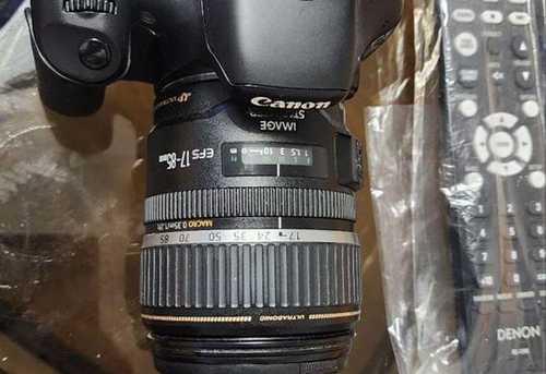Зеркальный фотоаппарат canon 550D, 17-85мм