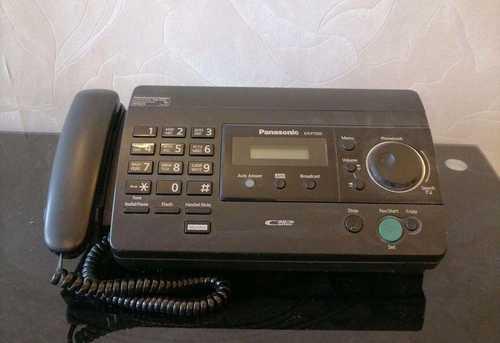 Телефон-факс Panasonic KX-ft502rub черный