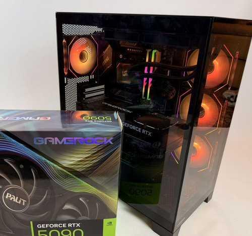Игровой ПК, Ryzen 9 7900X, GeForce RTX 5090 32 ГБ, RAM 32 ГБ