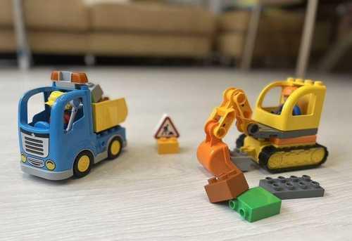 Lego duplo 10812 Грузовик и гусеничный экскаватор