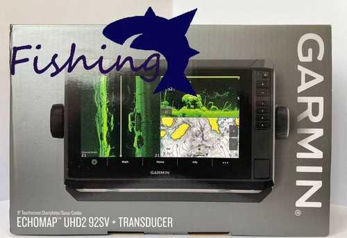 Эхолот Garmin echomap UHD2 92sv с датчиком Gt56