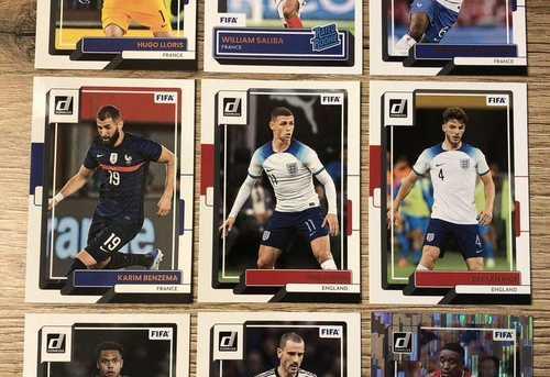 Карточки футбольные Panini и topps