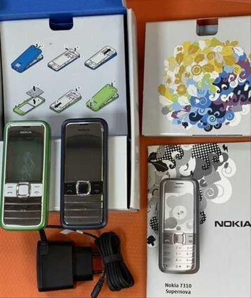 Nokia 7310 Supernova Blue+Green. Новый