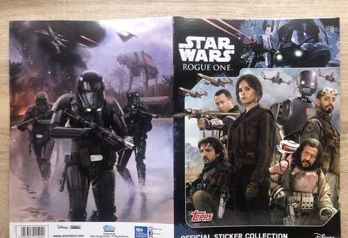 Альбом Star wars Rogue One topps