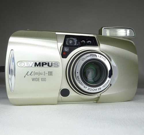 Новый Olympus Mju iii Wide 100 с гарантией