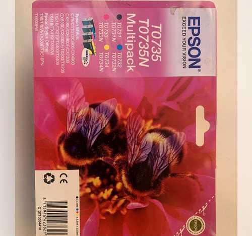 Набор картриджей Epson t0735 t0735N Multipack