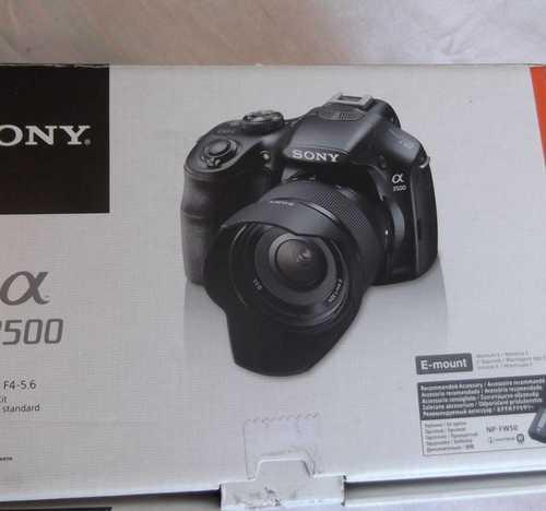 Фотоаппарат цифровой sony A3500 с объективом kit 1