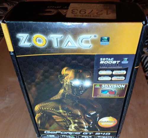 Видеокарта zotac GT240