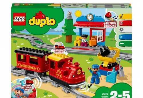 Lego duplo поезд на паровой тяге