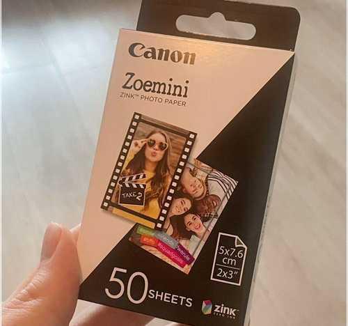 Картриджи Zink для принтера Canon Zoemini