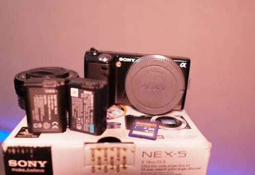 Фотоаппарат Sony Nex 5 + Sony 16-50 мм