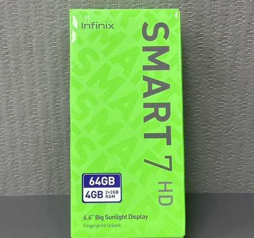 Infinix Smart 7 HD, 2/64 ГБ