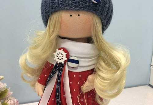 Кукла морячка с натуральными волосами 33 см