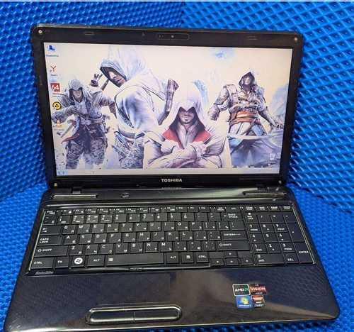 Игровой Toshiba / 4 ядра / две видеокарты / 500 Гб