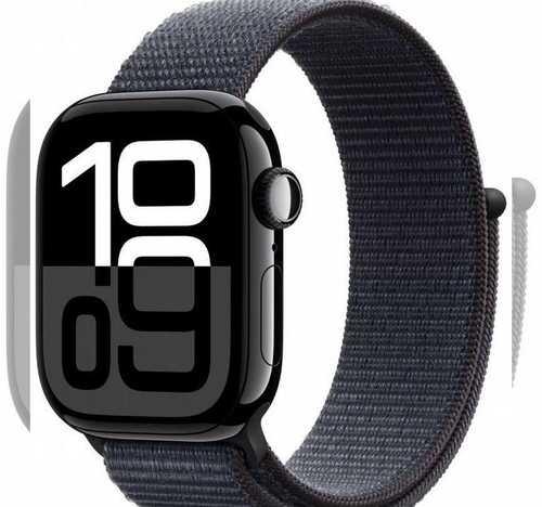 AppleWatch S10 42 Jet Black Sport Loop