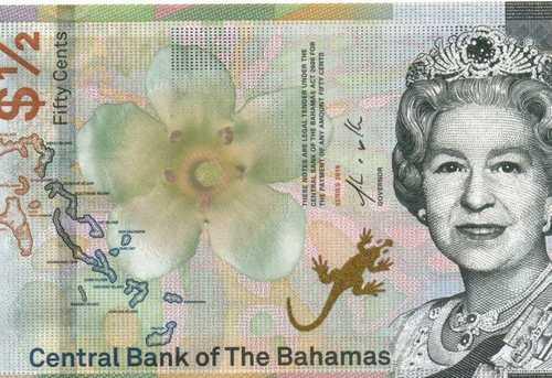 1/2 доллара (50 центов) 2019, Багамы, Елизавета II
